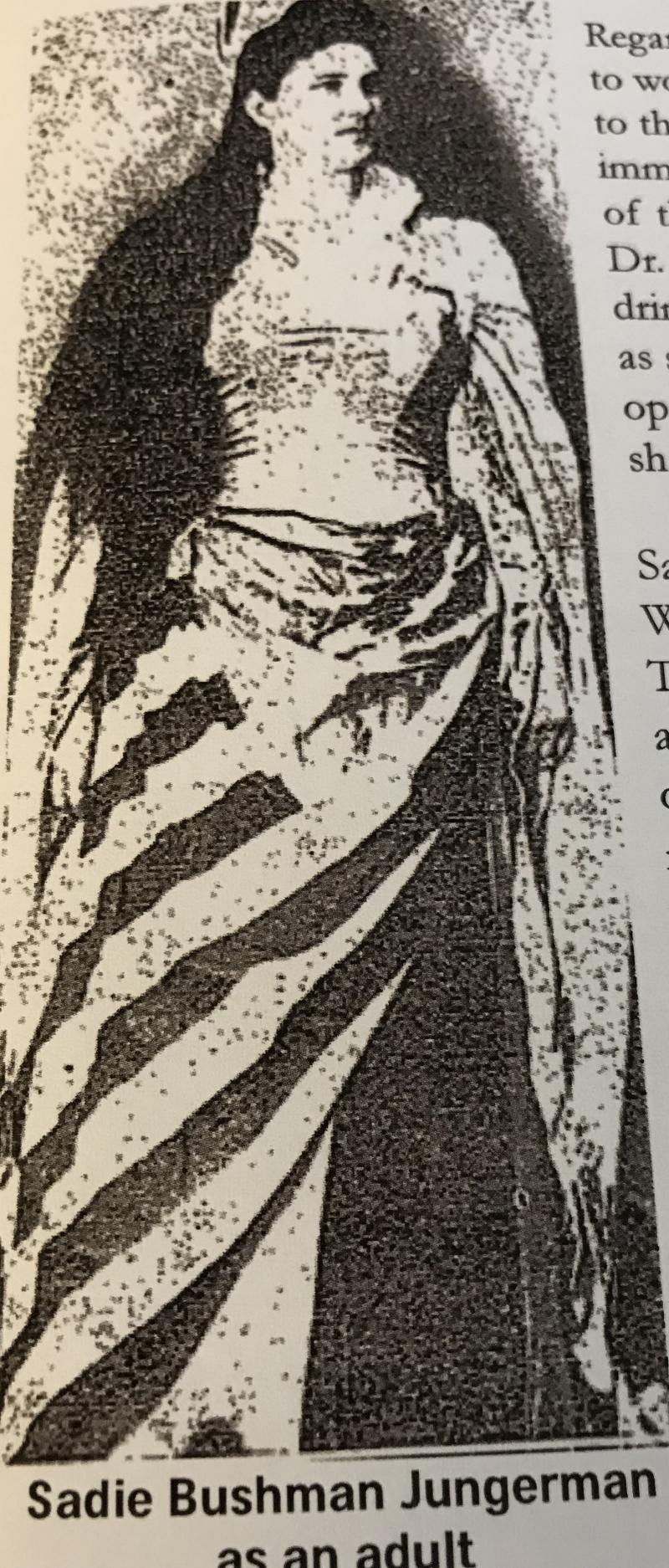 Sadie Bushman, age nine, The Heroine of Gettysburg, b. 19 August 1853 ...